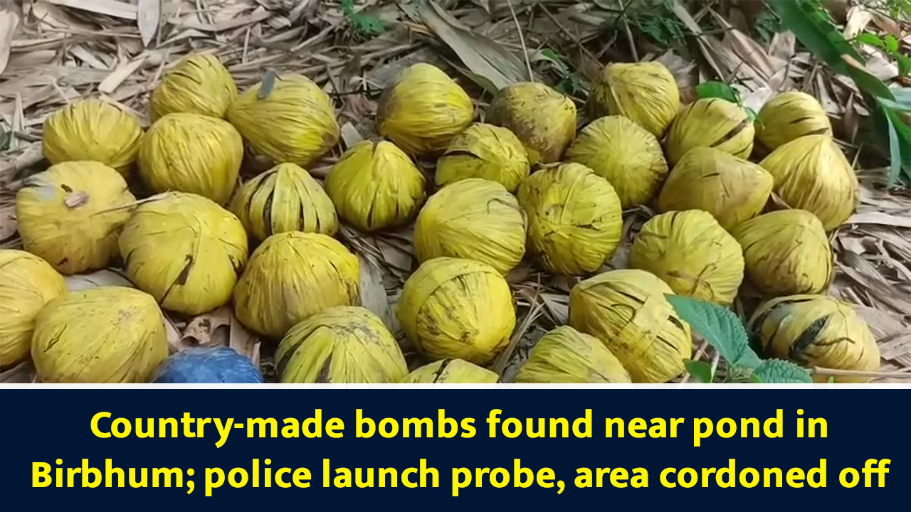 Country-made bombs found near pond in Birbhum; police launch probe ...