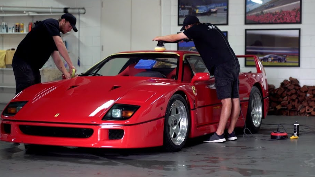 Ferrari F40 detailing tips and techniques you need to know