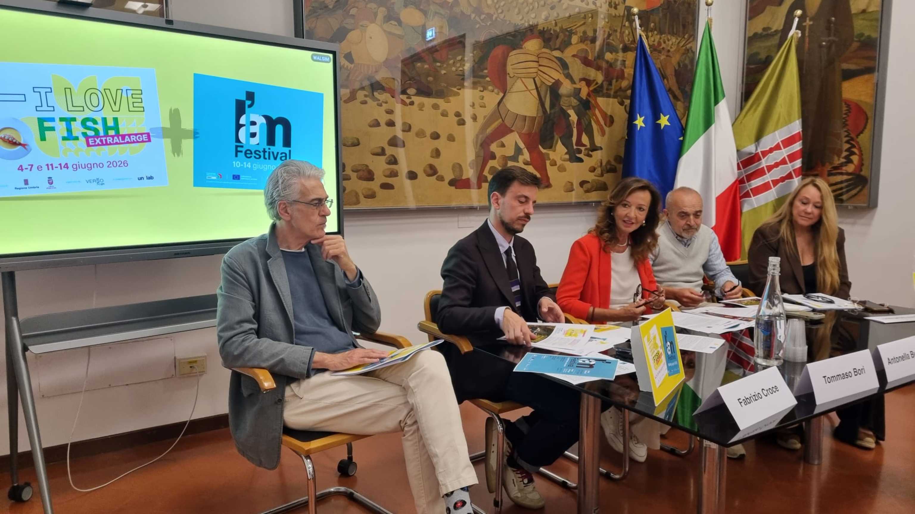 Pian di Massiano si accende con 'I love fish' e 'I am festival'