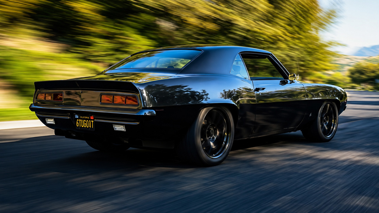 750 HP twin turbo Camaro hits boost in the road