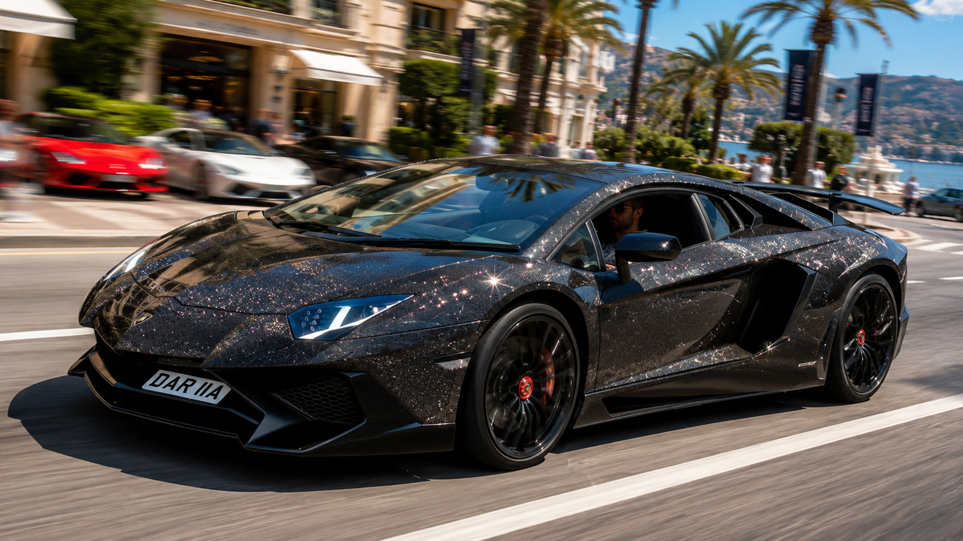 This Lamborghini Aventador is covered in diamonds