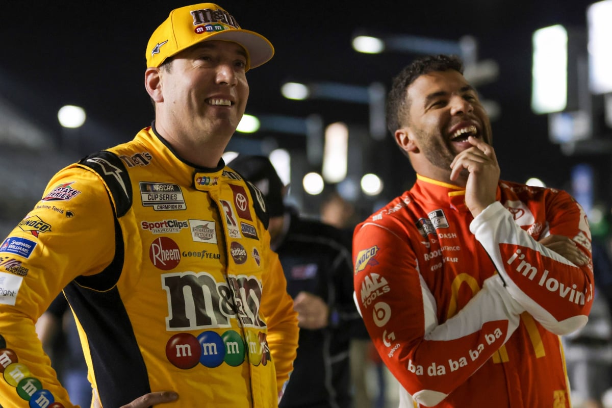 Bubba Wallace's emotional reaction to Kyle Busch passing - "My eyes ...