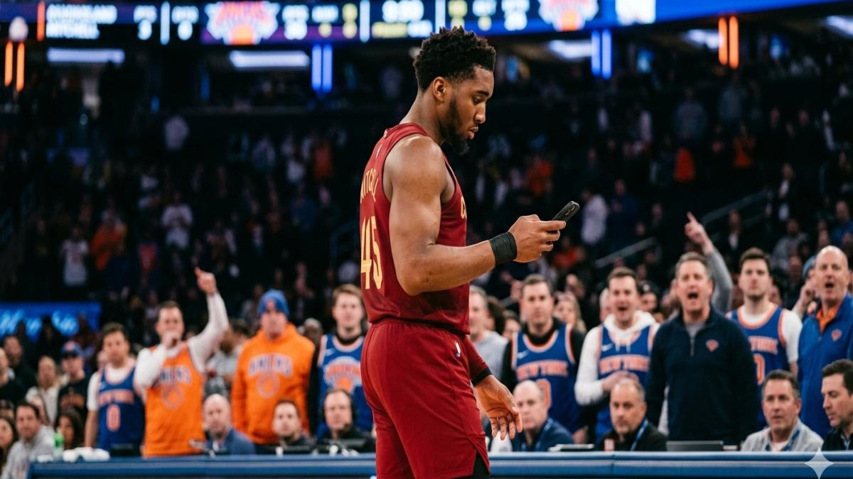 Donovan Mitchell sends defiant message to Knicks after Cavaliers fall ...