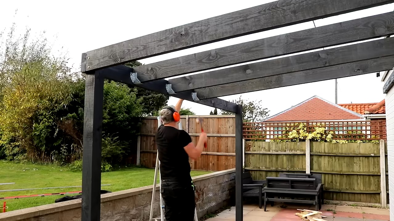 He built a pergola from pressure-treated timber and had to fix his ...