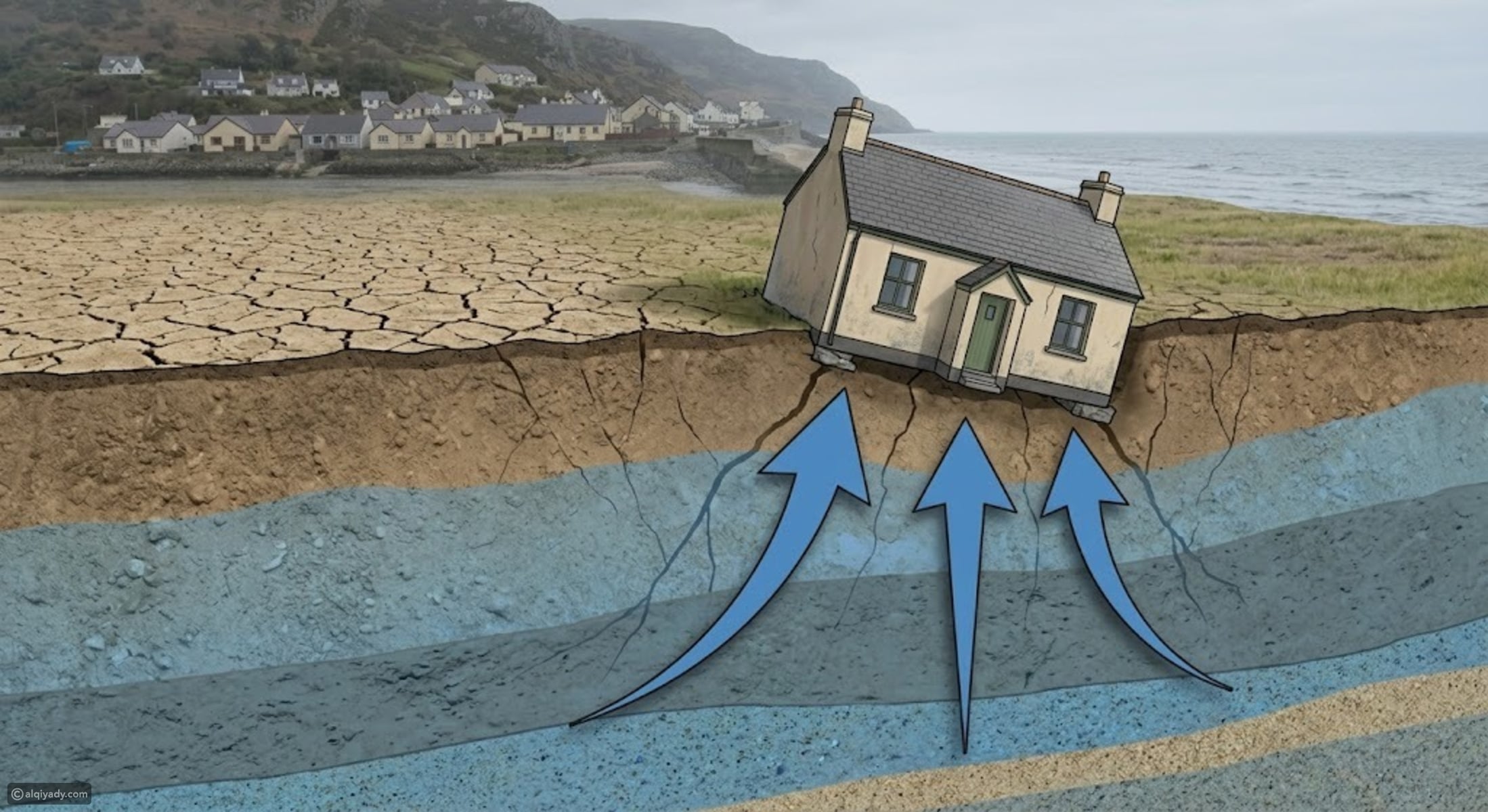 A famous British town is sinking — and thousands of homes are at risk