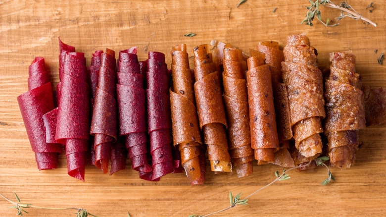 The cultural delicacy fruit roll-up snacks were based on