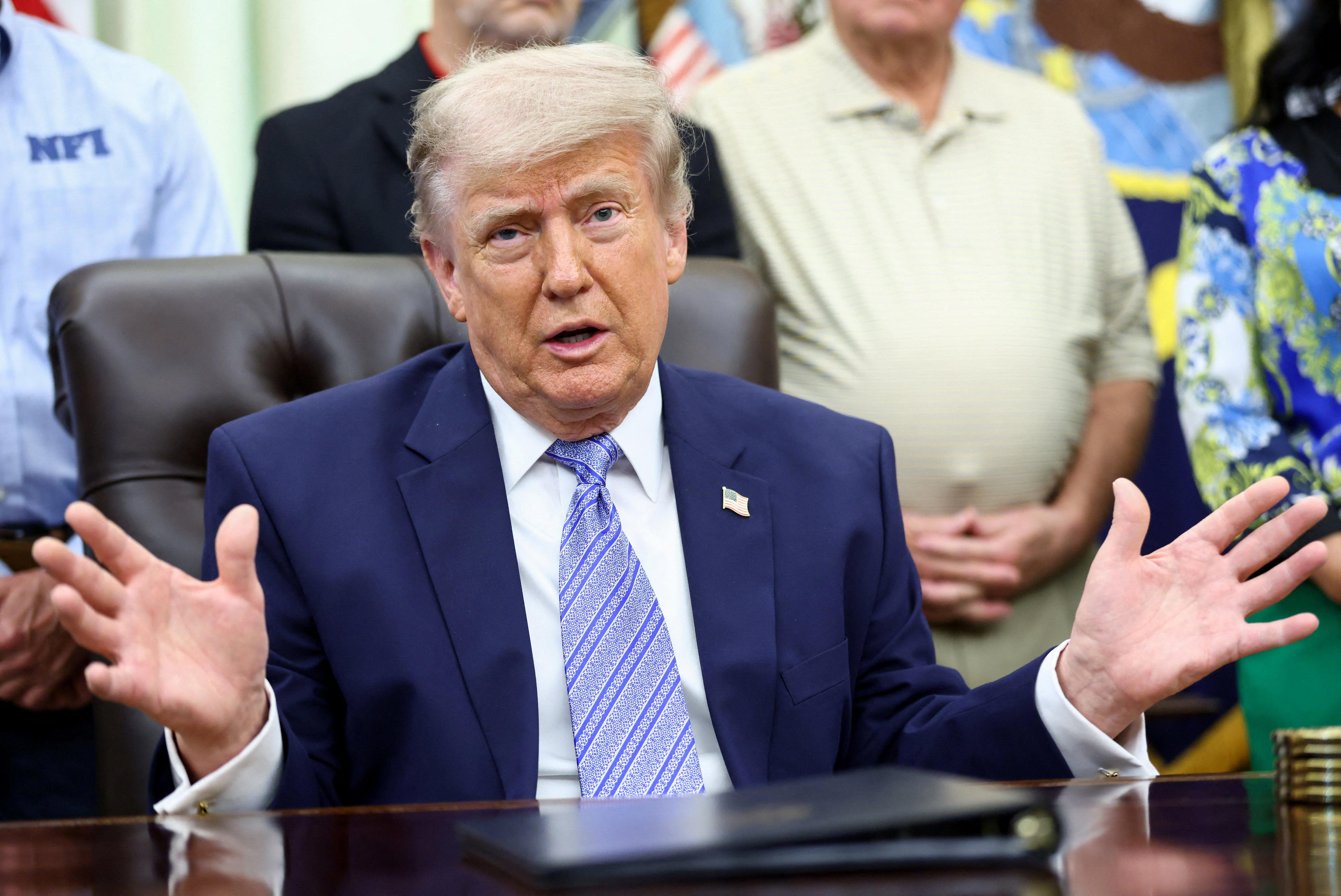 Will President Trump attend Don Jr.'s wedding? Watch his response