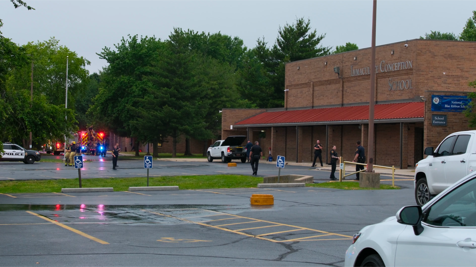 Police investigate break-in at Immaculate Conception School in Springfield