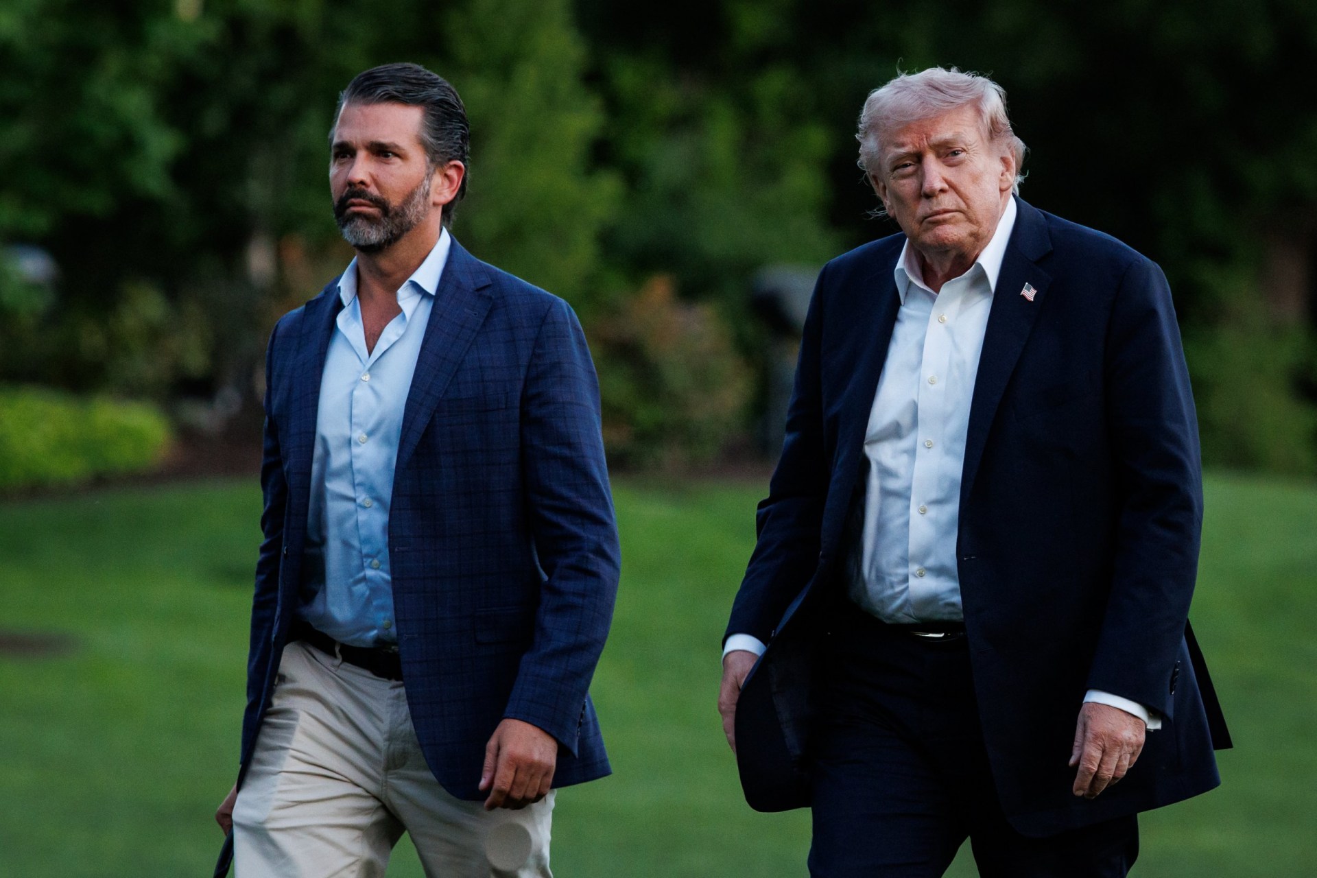 Trump refers to his own son as 'a person I've known a long time'