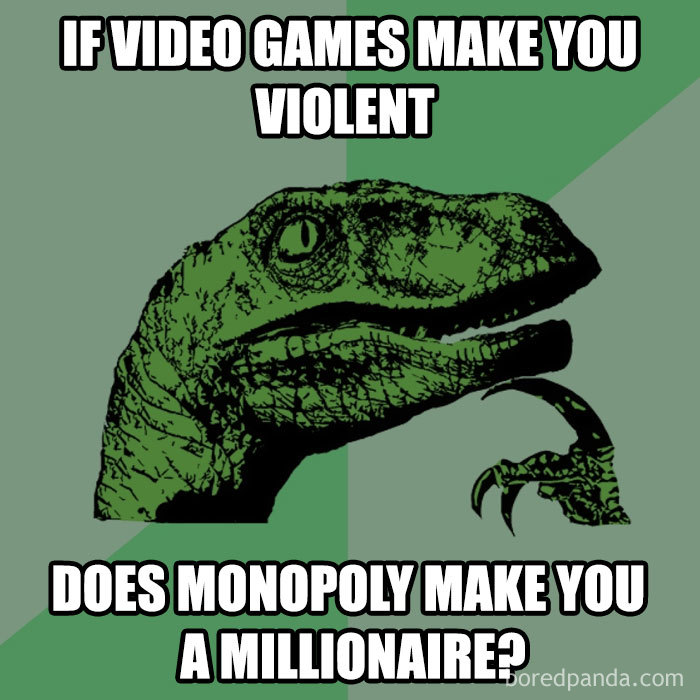 21 memes that make fun of the idea that video games cause violence