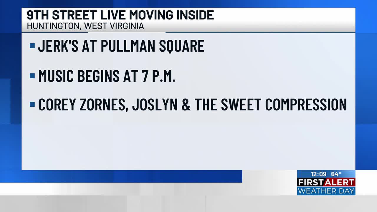 9th Street Live moved indoors due to weather