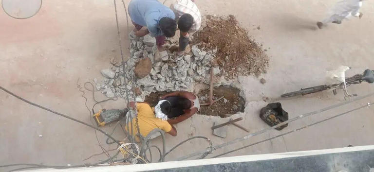 Residents of Jaipur’s Nandpuri protest contaminated water supply
