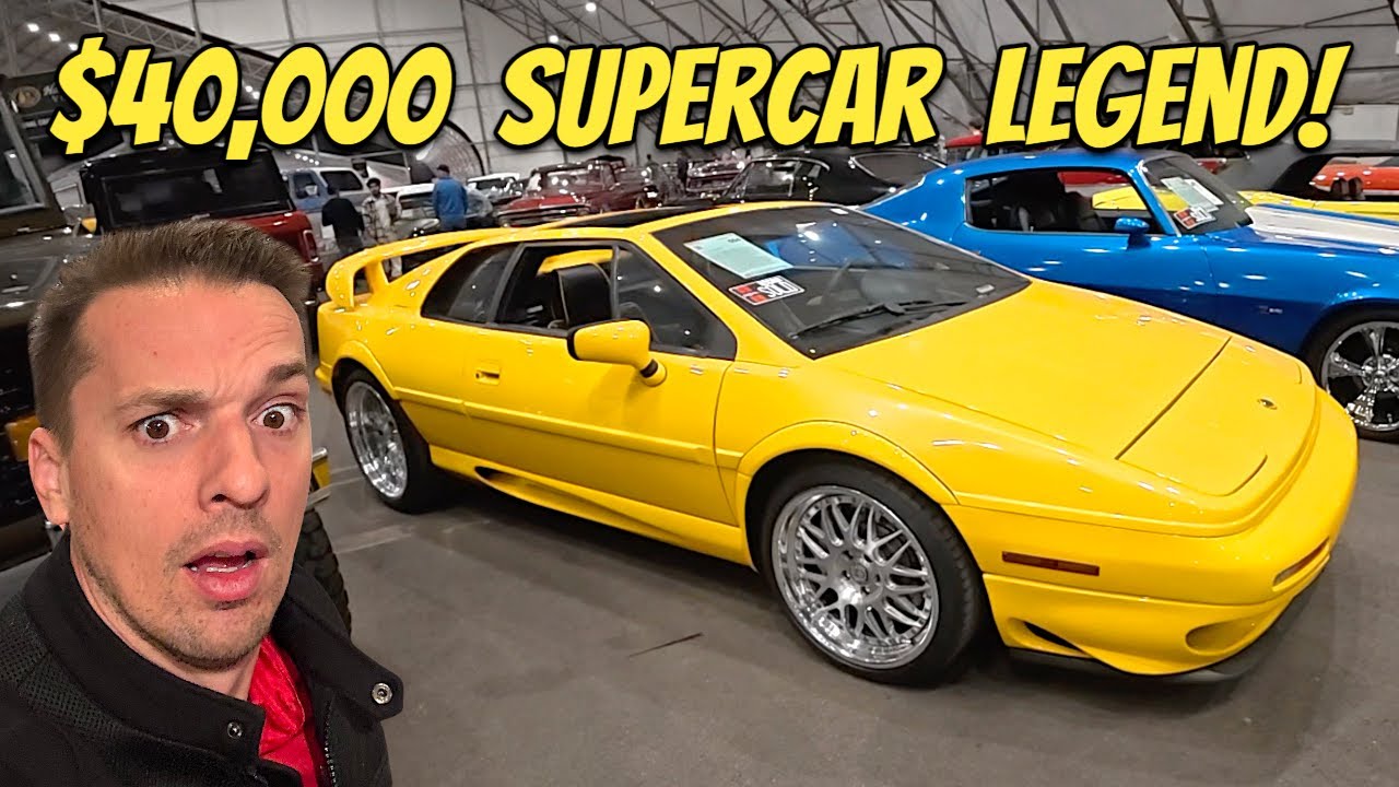 I struck gold with a rare Lotus Esprit V8! 🏆