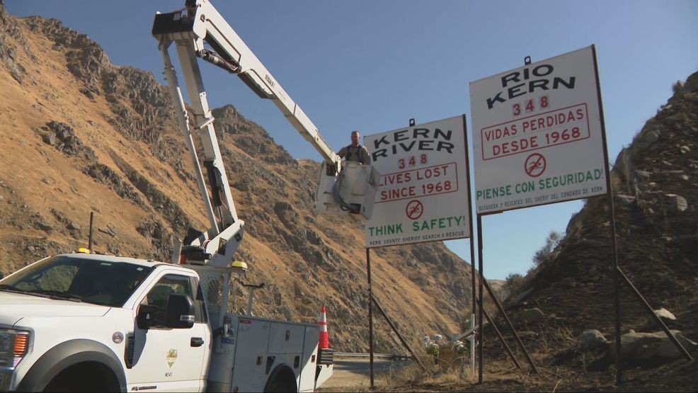 Kern River fatality sign updated to 348, 6 new deaths this past year