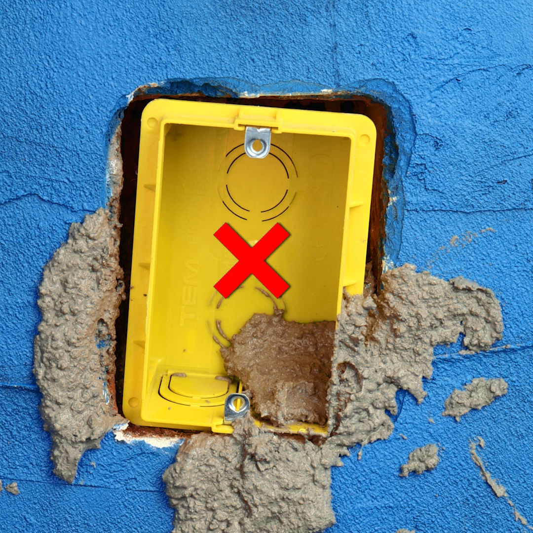 How to properly align your electrical box