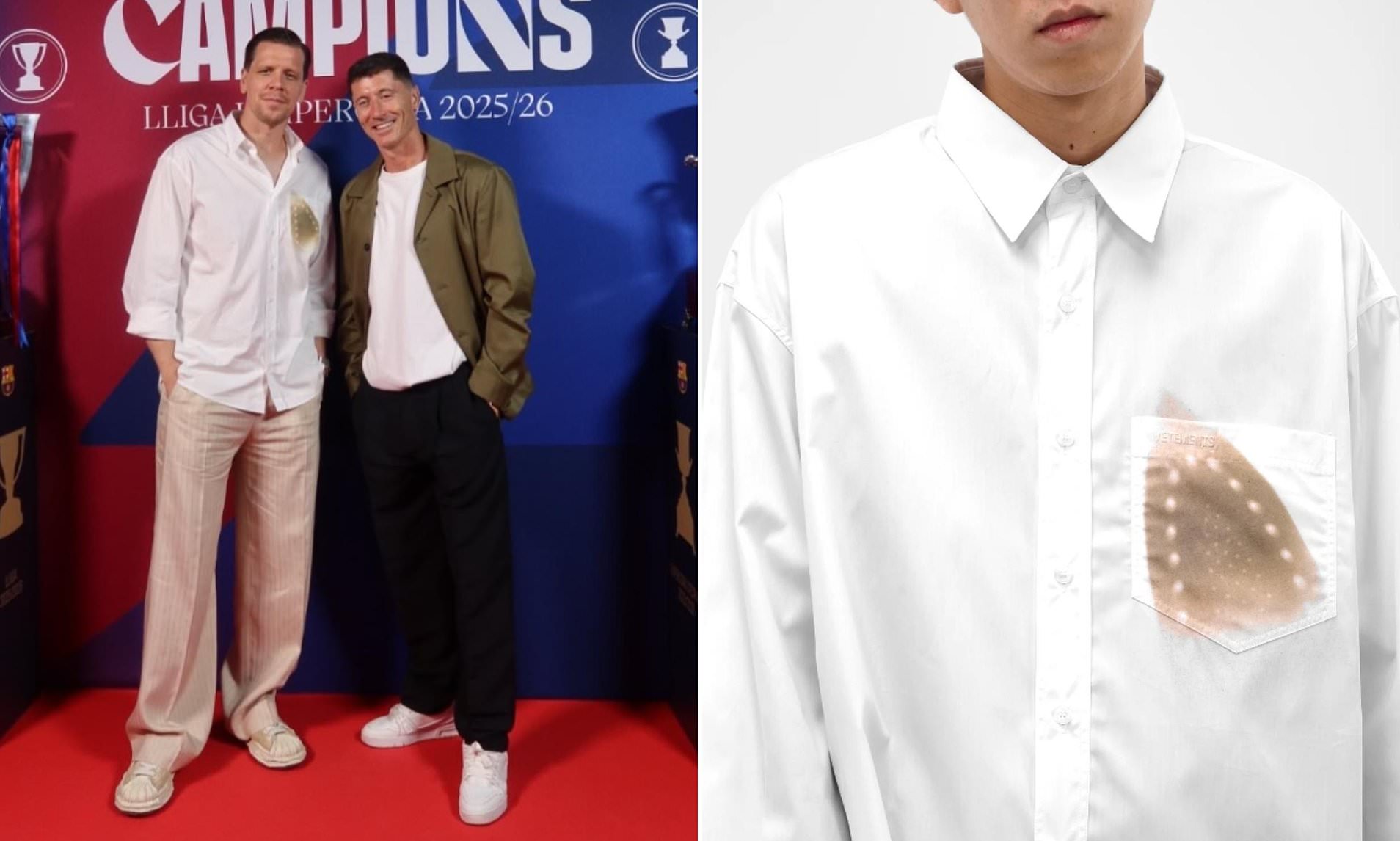 Former Arsenal goalkeeper is mocked over £1,000 shirt that purposely ...