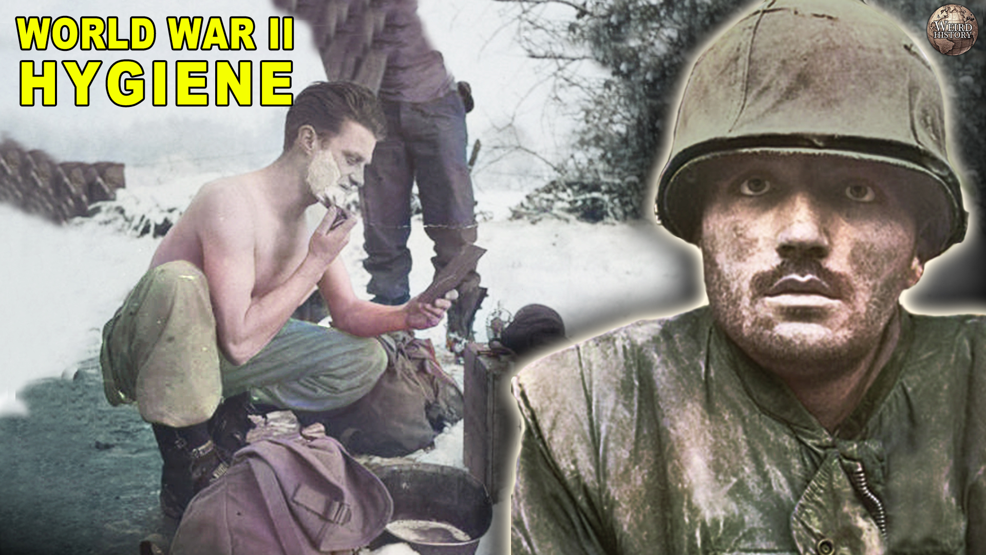 Hygiene conditions experienced by US soldiers during World War II