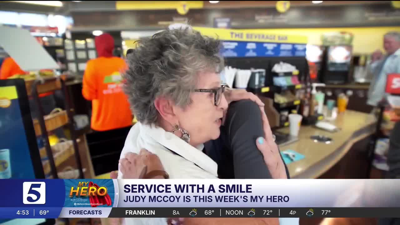 My hero: Judy McCoy, a 'ray of sunshine'