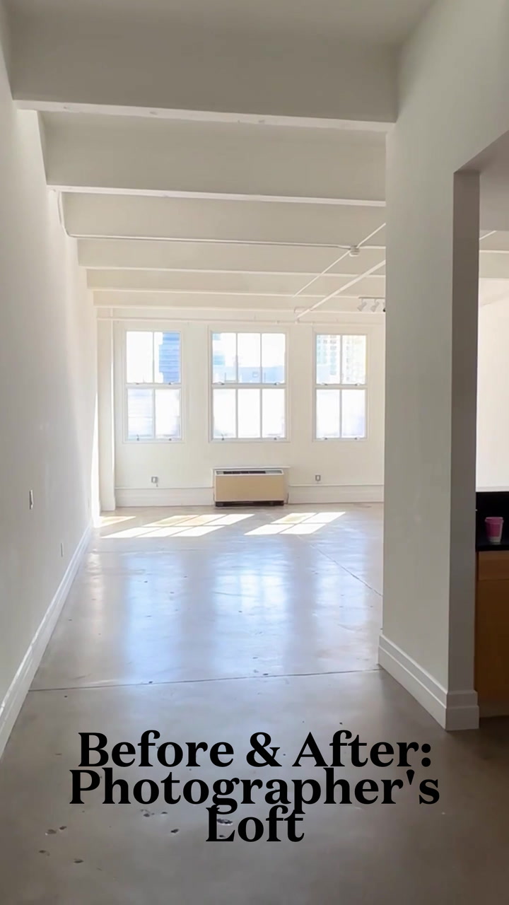 Before & after: Averie's colorful Jersey City loft
