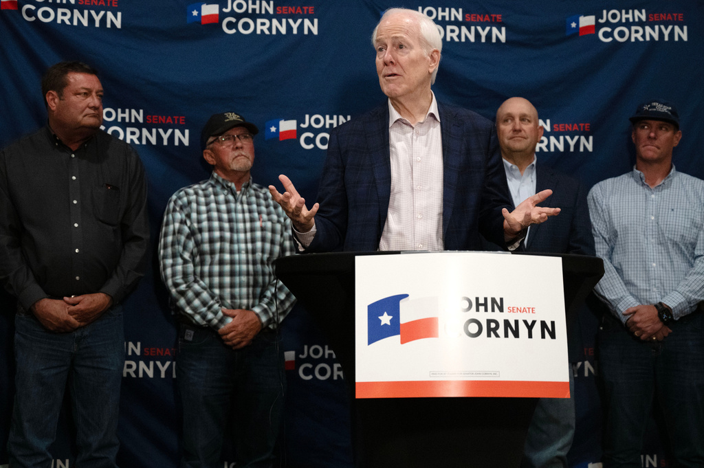 Paxton makes his final pitch in the Texas Senate race against Cornyn ...