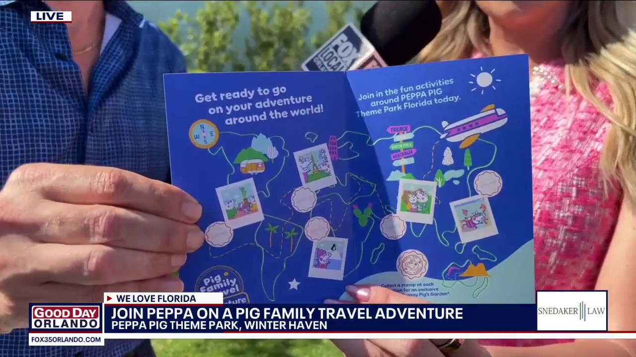 Go on a pig family travel adventure at Peppa Pig Theme Park