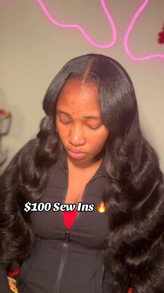 Sleek 100 dollar sew in install in Portland