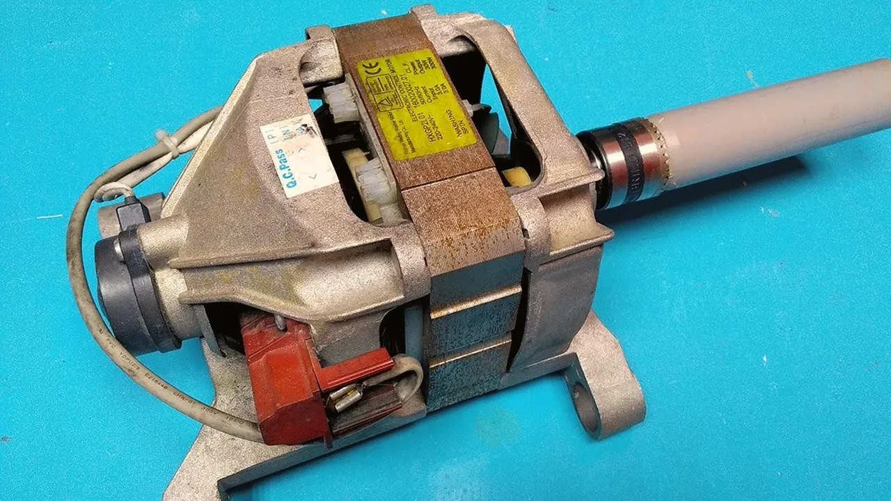 Amazing DIY using a washing machine motor!