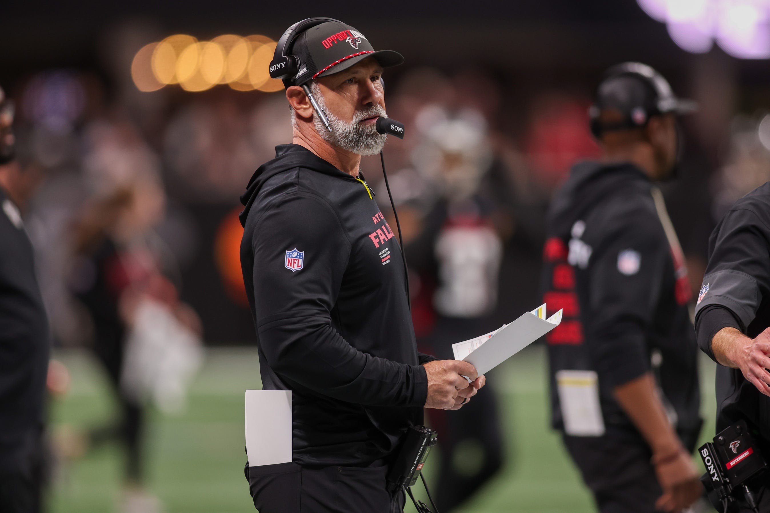 Jeff Ulbrich on Falcons offseason moves, QB competition