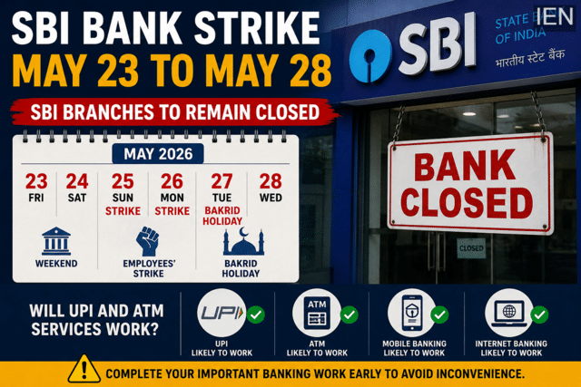 SBI bank strike alert: SBI services may be disrupted from May 23 to May ...