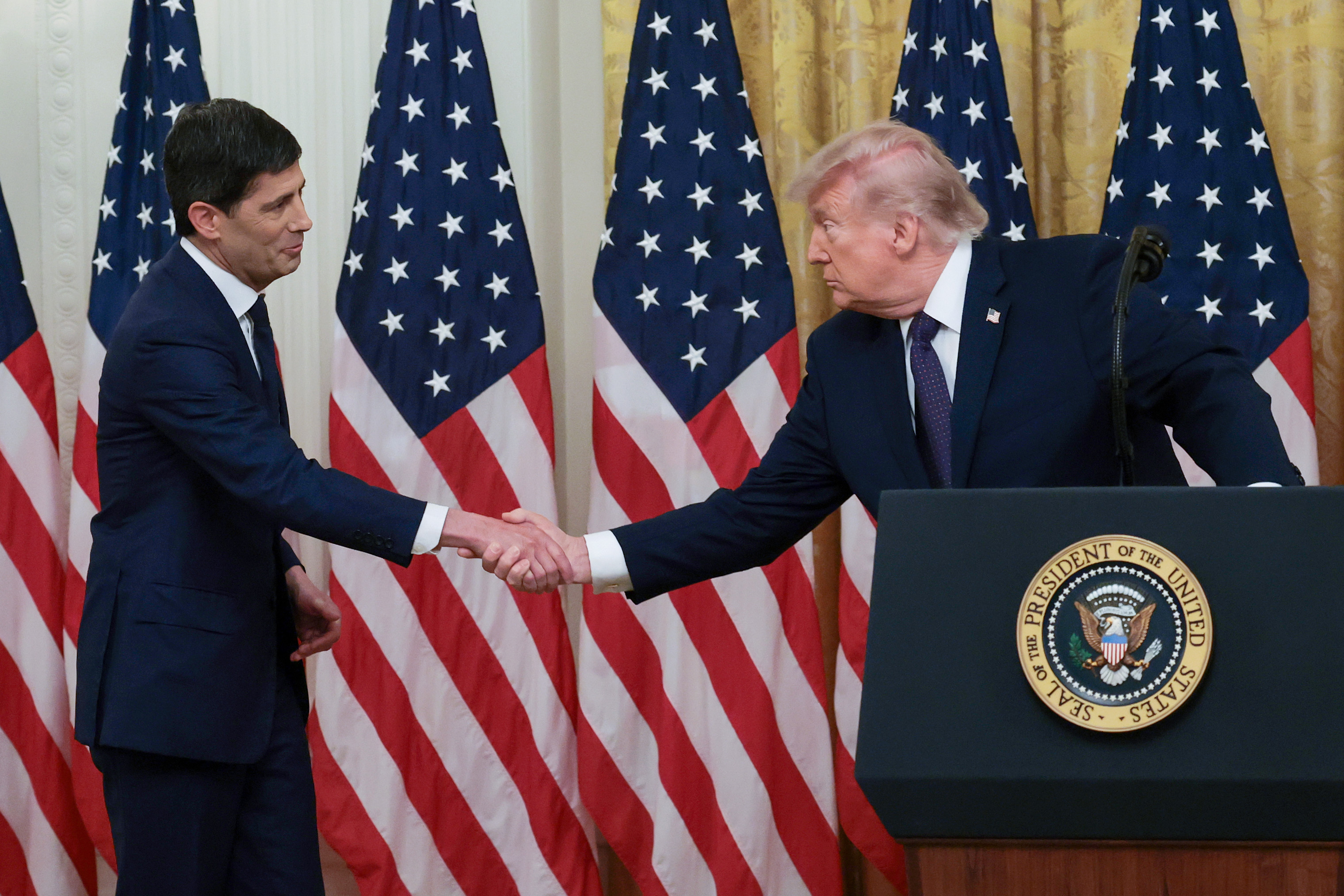 Fed chief sworn in at the White House, facing surging inflation