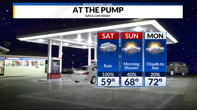 Weather forecast: Heavy rain Saturday to start Memorial Day weekend