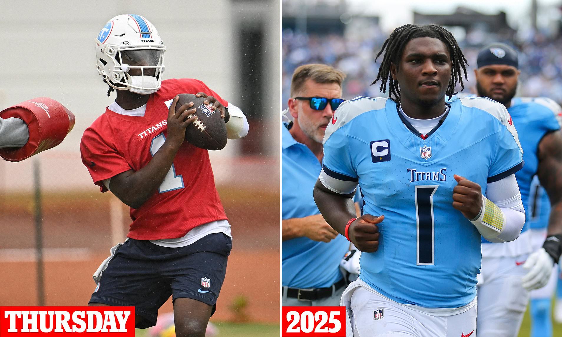 Starting NFL quarterback reveals dramatic weight loss as team bans seed ...