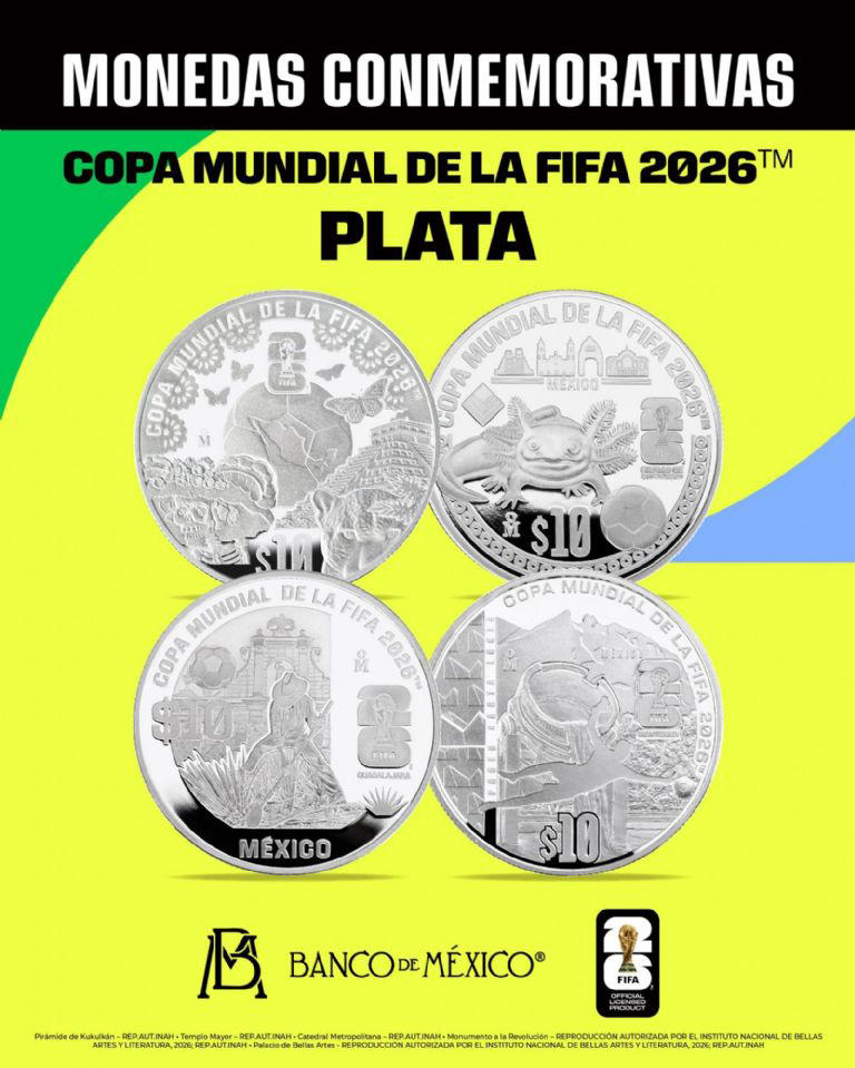 ¿Cuánto cuesta la moneda de 10 pesos del ajolote hecha de plata por el ...