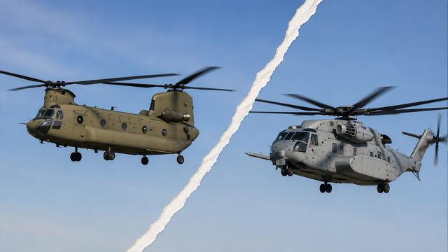 The US military’s biggest helicopter showdown