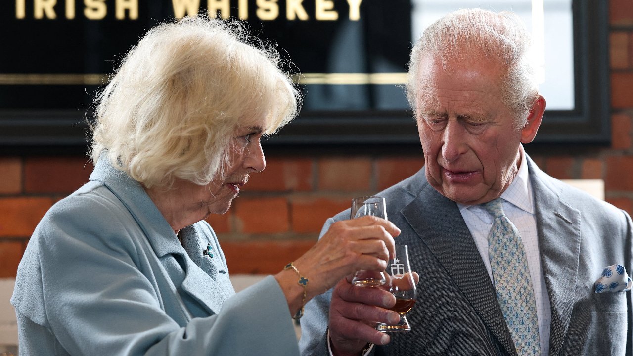Title: Queen Camilla has a priceless reaction after smelling Irish ...