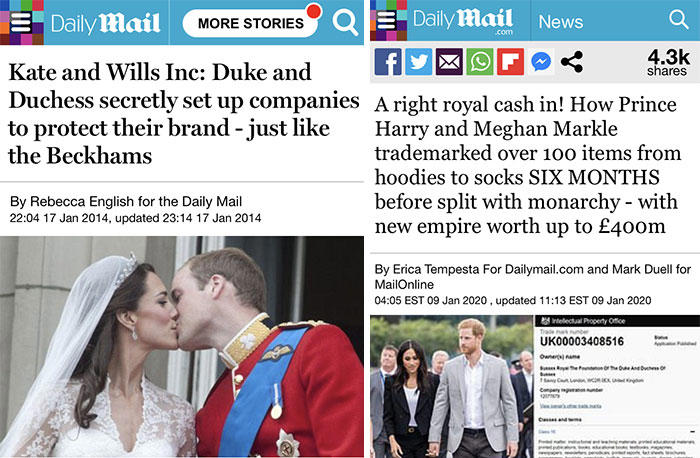 14 headlines show how British press treats Meghan Markle vs. Kate Middleton