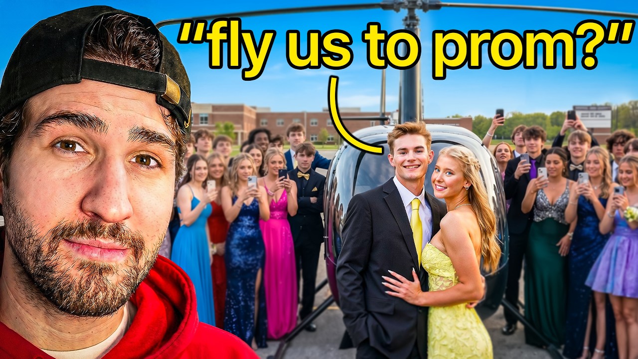 Flying one of my Subscribers to his Highschool Prom!