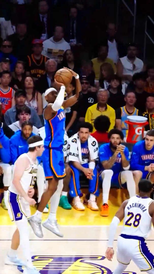 Shai Gilgeous-Alexander was unstoppable scoring these tough buckets