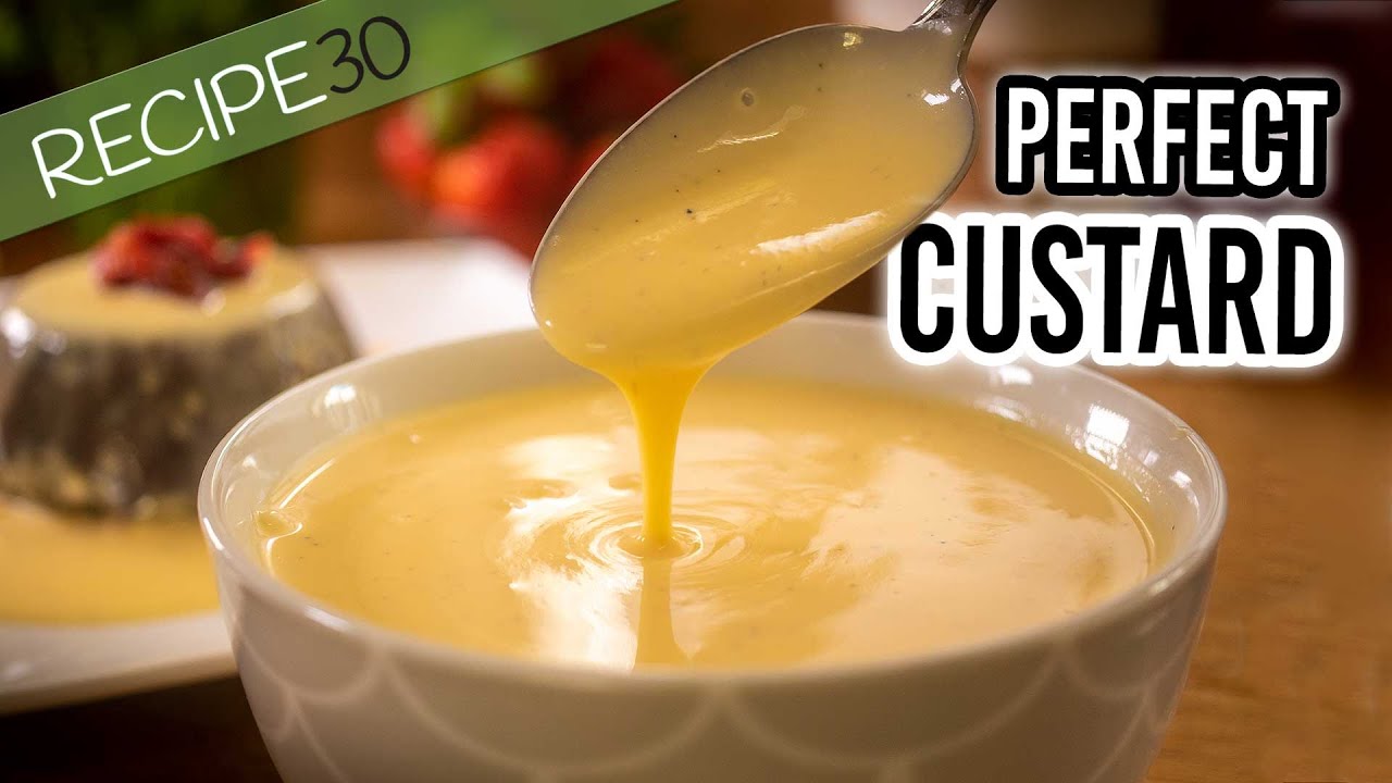 The ultimate vanilla custard for desserts