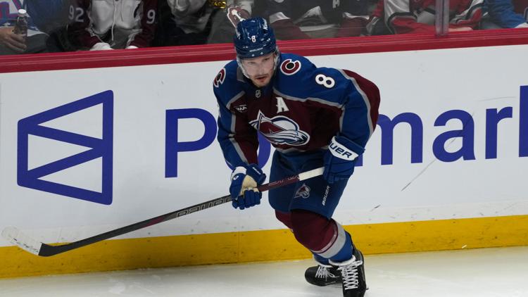 Cale Makar again ruled out for Avalanche's Game 2 against Golden Knights