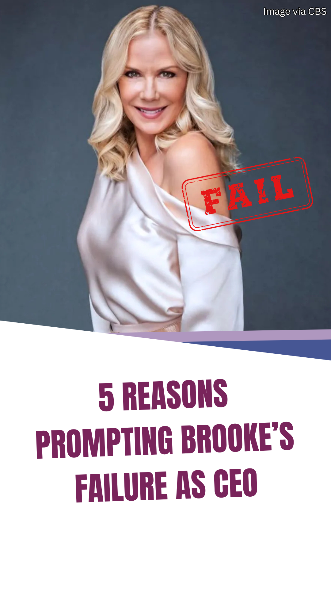 5 reasons prompting Brooke’s failure as CEO