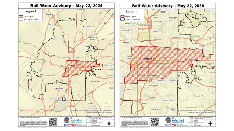 Boil water advisory in downtown Atlanta lifted