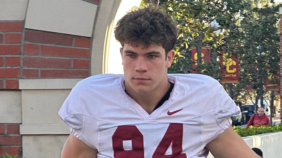 The case for edge rusher Luke Wafle as USC's next breakout freshman