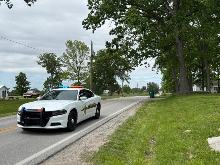 1 dead after car crashes into trees, catches fire northwest of Fort Wayne
