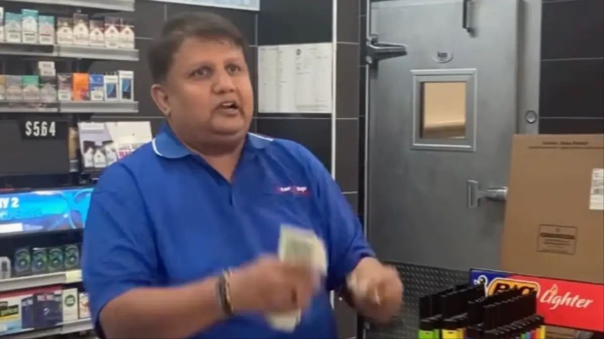 ‘A big liar!’: Gas station cashier berates older Black man, accuses him ...