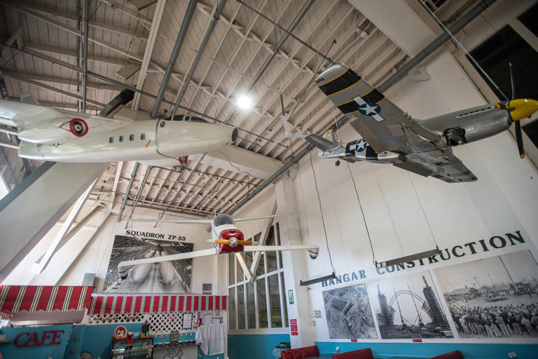 Historic Oregon coast blimp hangar, ripped apart by storm, will not be ...