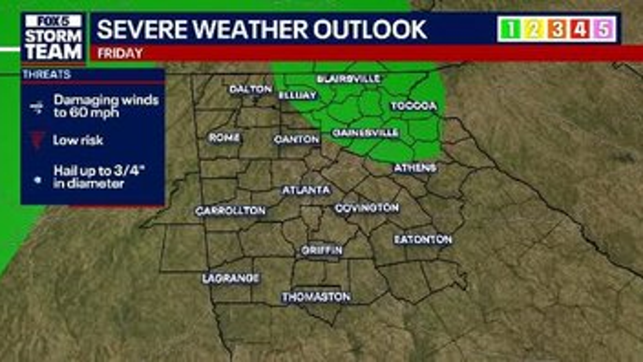 North Georgia weather: Tracking strong to severe storms