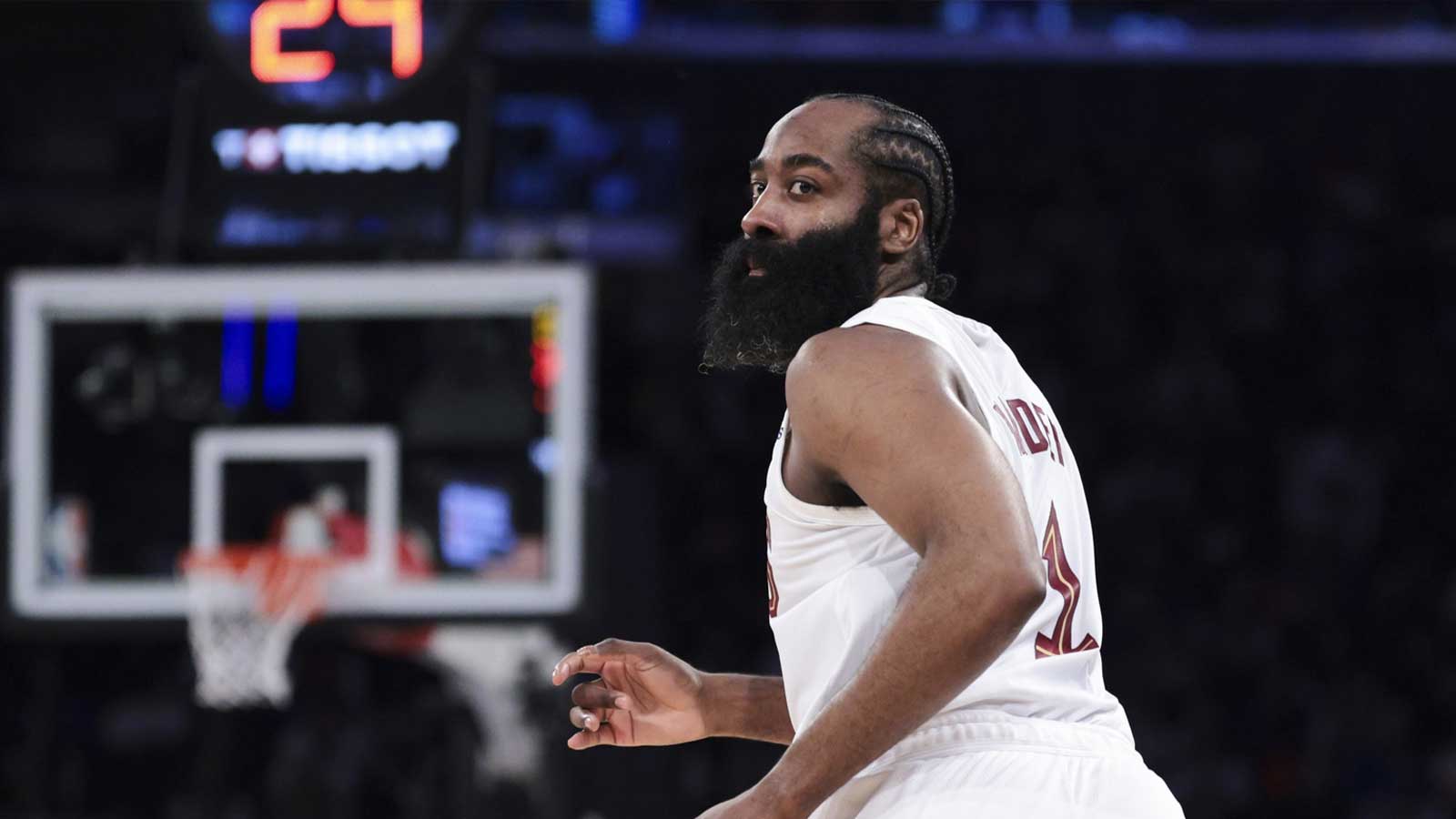 James Harden at a loss for words over Cavs Game 2 bricklaying vs. Knicks