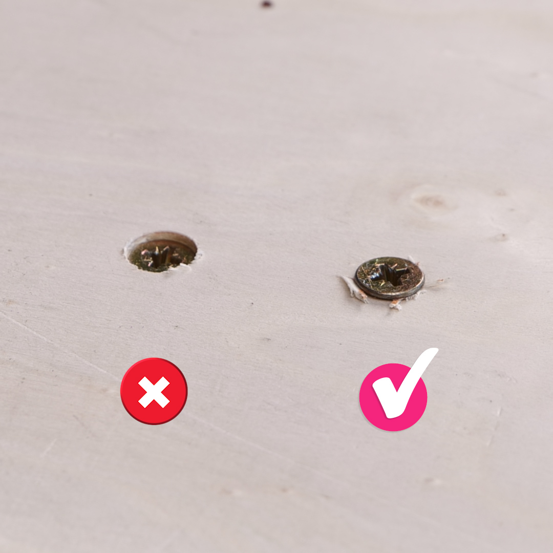 Say goodbye to crooked screws with this tip