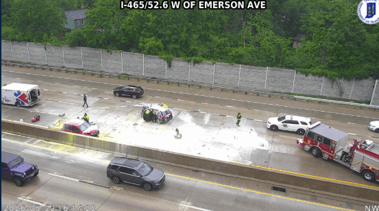 Crash involving ‘significant’ paint spill causes multiple lane closures ...